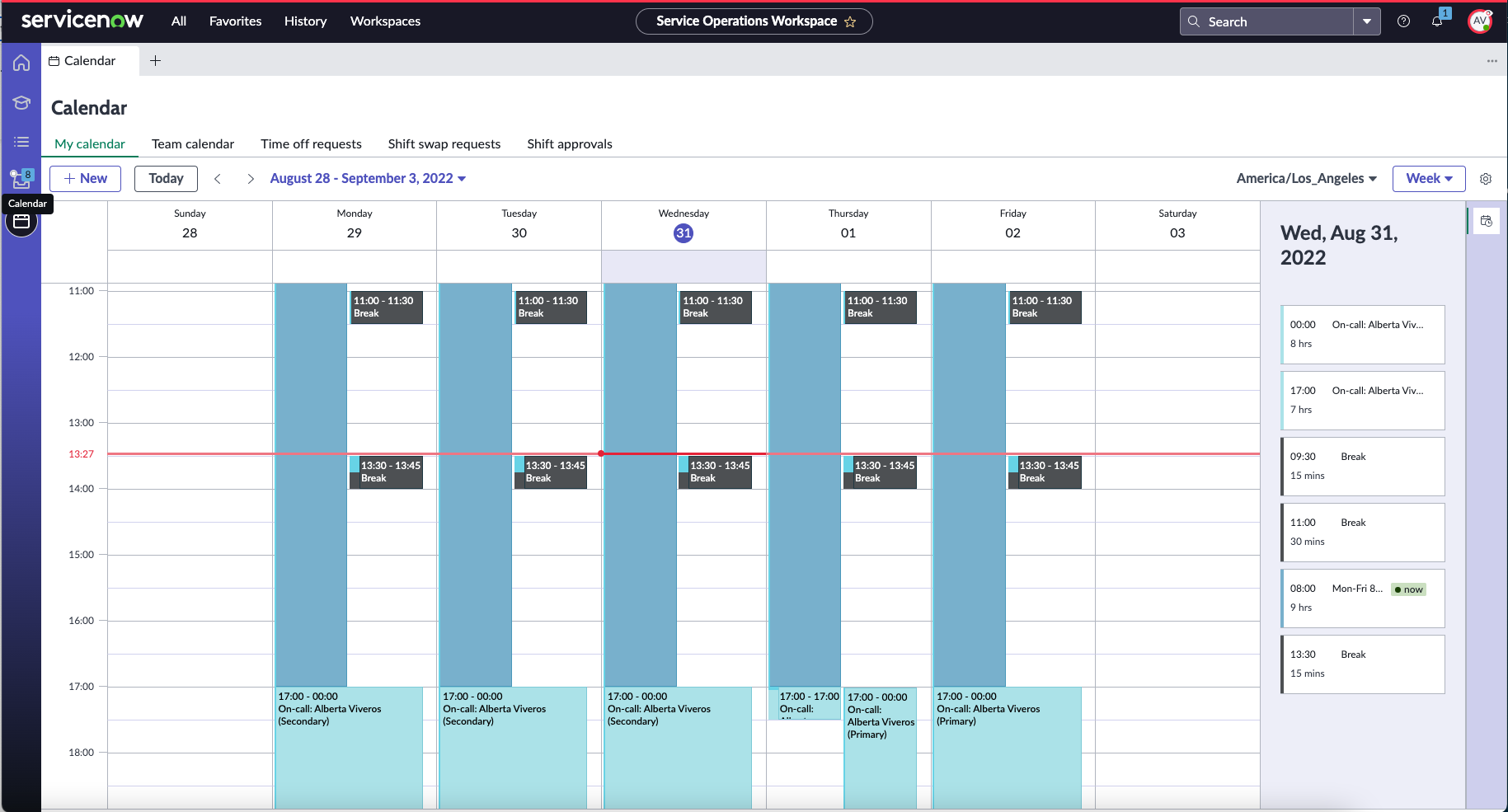 Workforce Optimization on Manager Workspace and Se... - ServiceNow Community